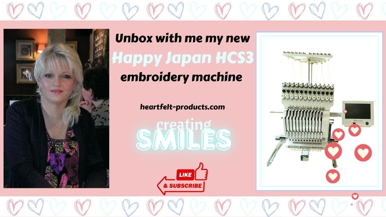 Is the HCS3 Happy Japan embroidery machine the right one for you? - YouTube
