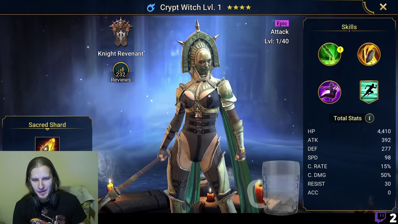 New Champion Crypt Witch - YouTube