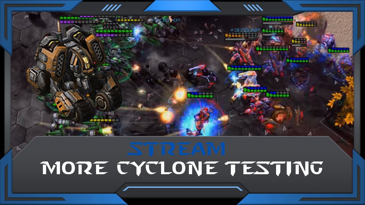 StarCraft 2 (RuFF Highlight): More Cyclone Testing - YouTube