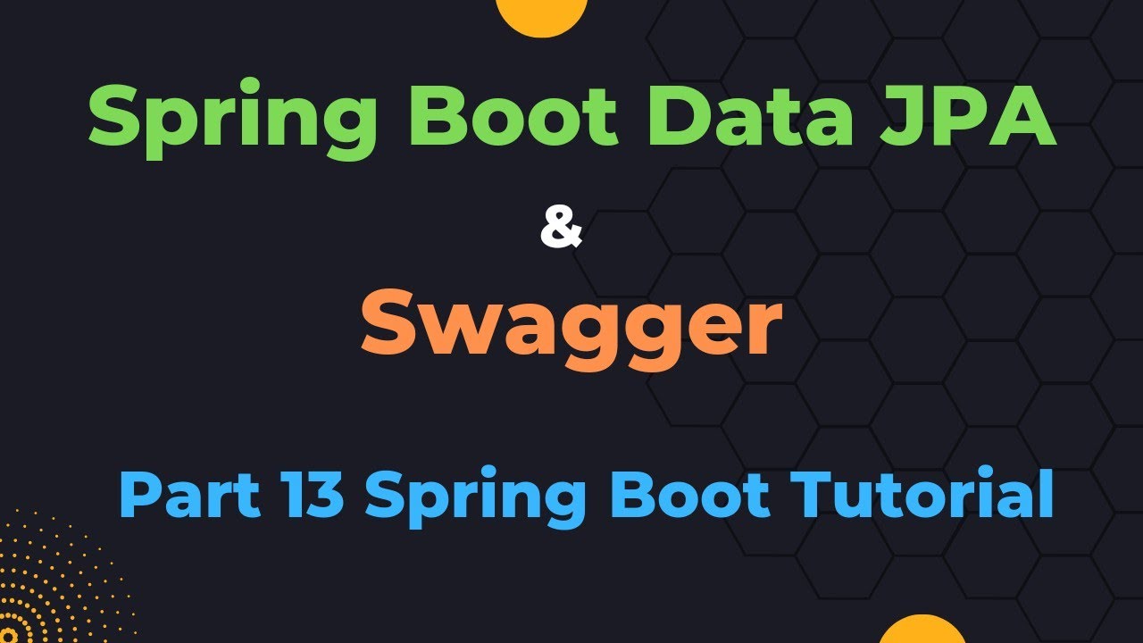 Spring Boot Data JPA in Telugu // what is Swagger // Easy Learning ...
