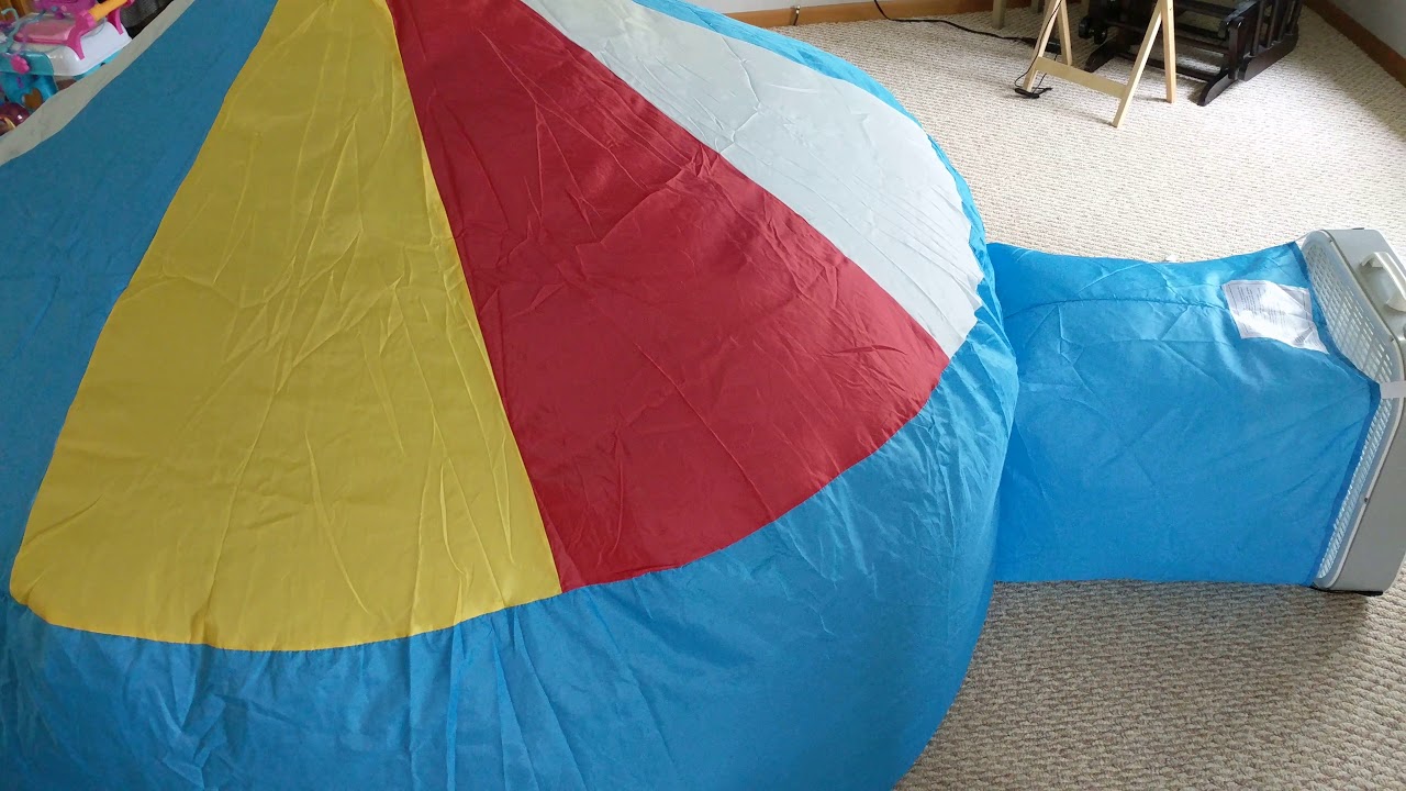 AirFort Indoor Tent Fort Video - YouTube