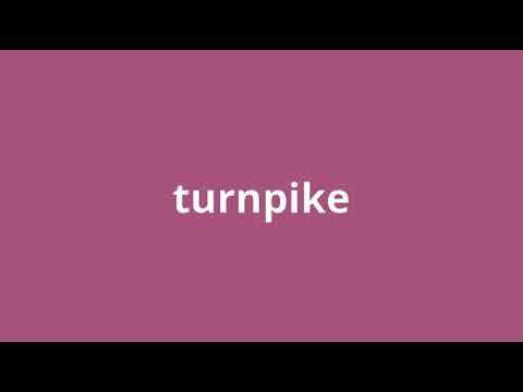 what is the meaning of turnpike. - YouTube