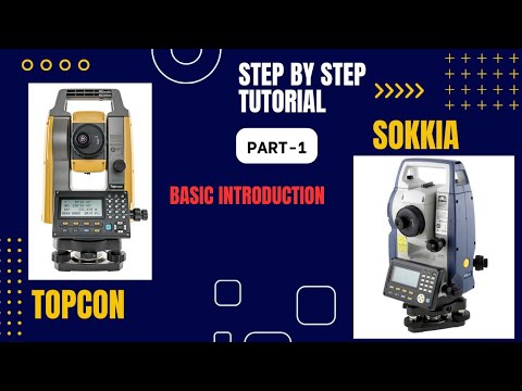 Basic introduction of topcon(sokkia) total station - YouTube
