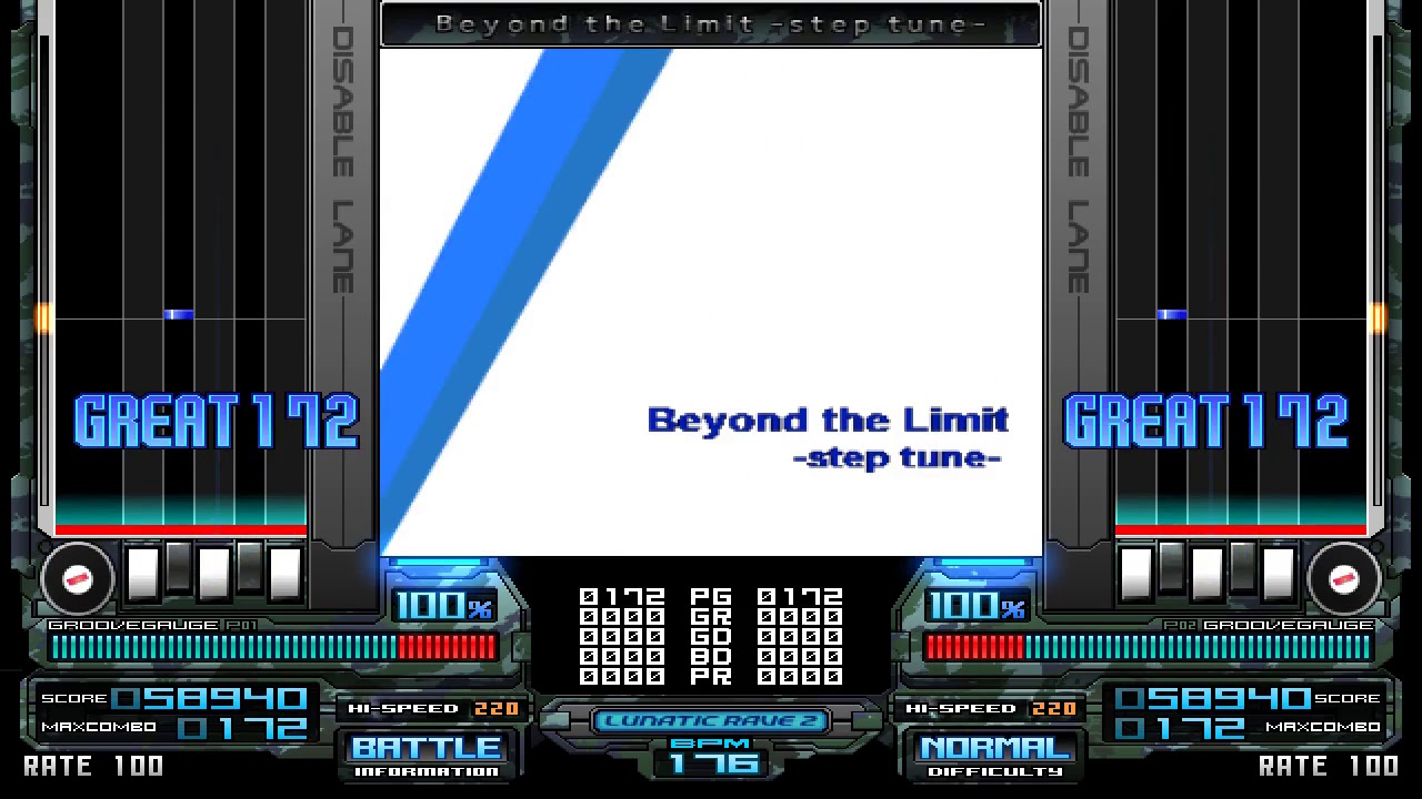 [BMS] Beyond the Limit -step tune- / Syatten remixed by Chikuwa - YouTube