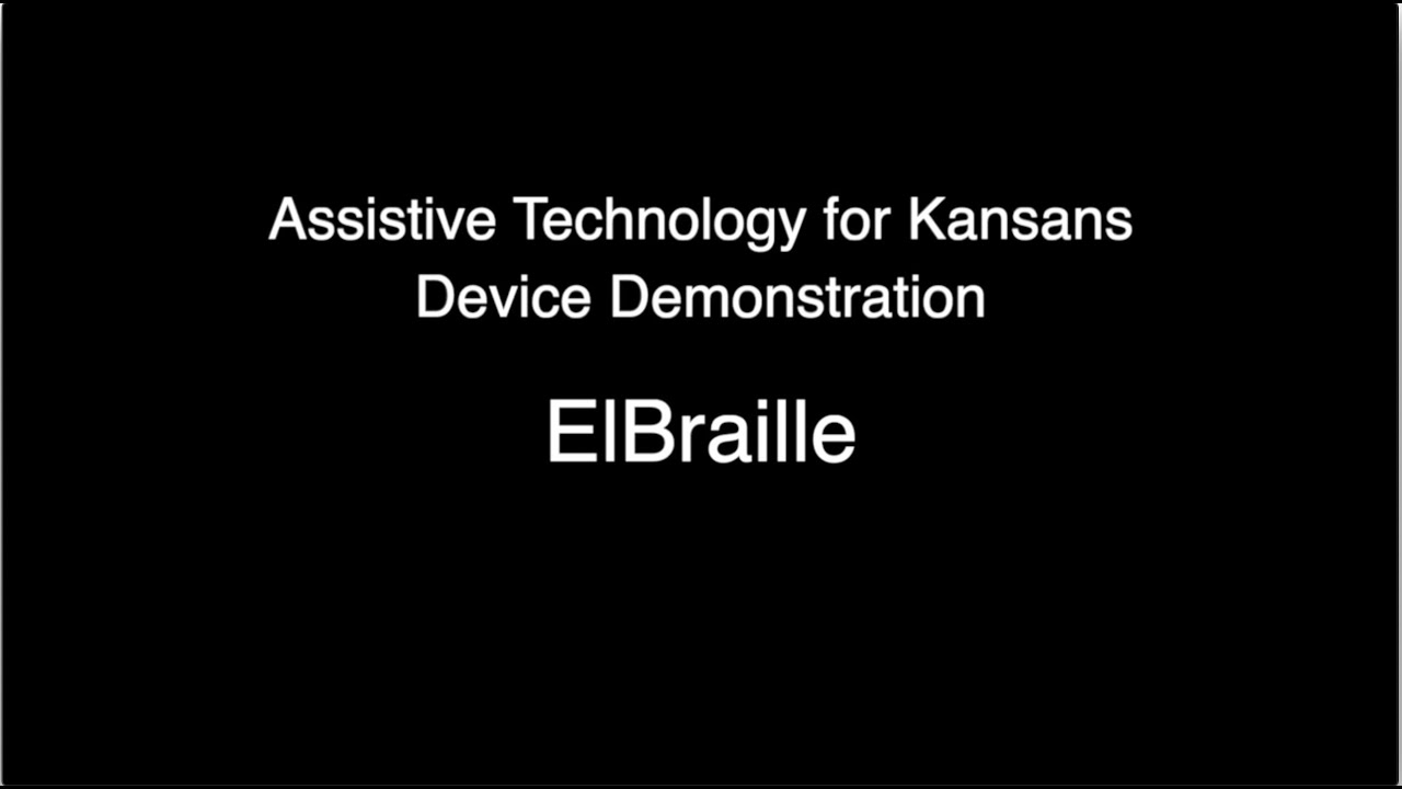 ATK Device Demonstration: The ElBraille - YouTube