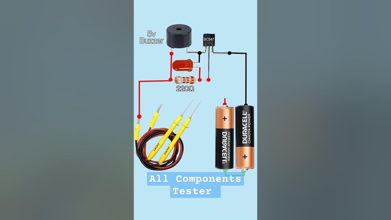 All Components Tester Circuit || How to make Electronic components ...