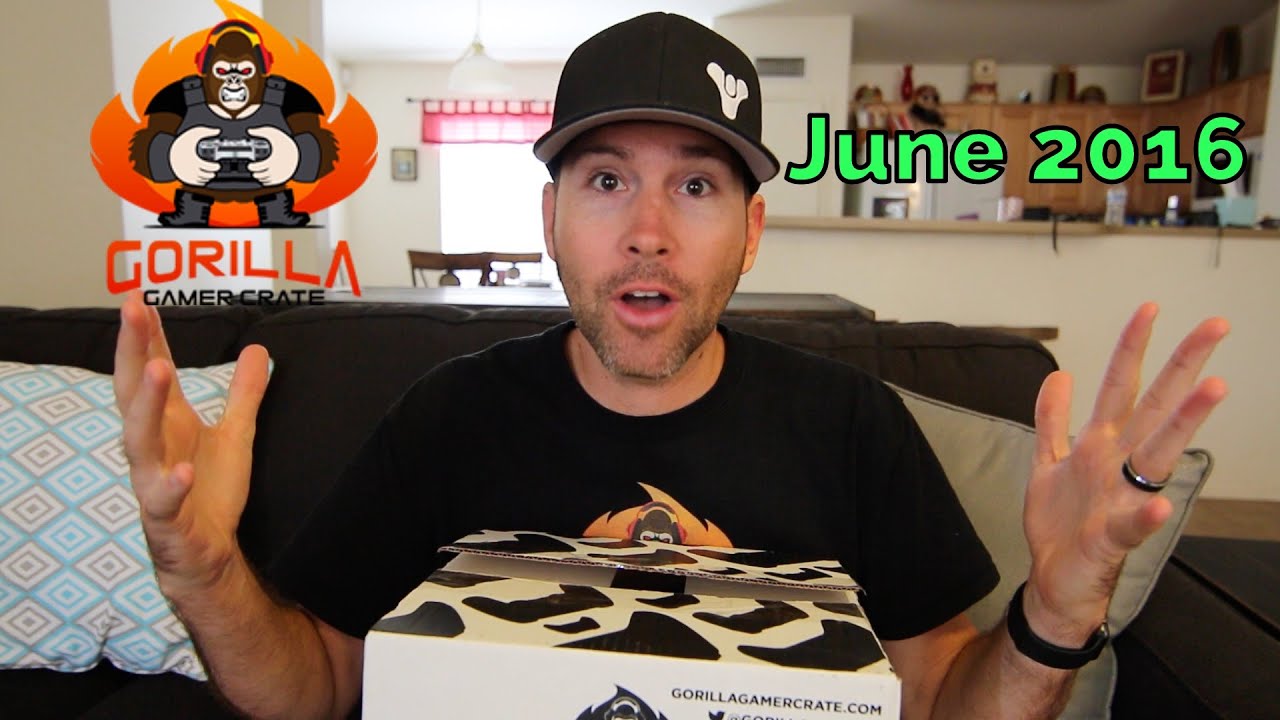 GORILLA GAMER CRATE PS4 JUNE 2016 UNBOXING - DOOM - YouTube