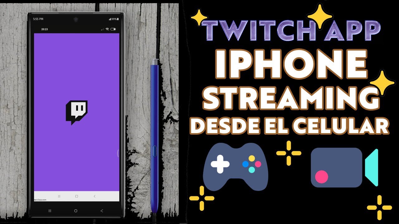 CÓMO HACER STREAMING EN IPHONE CON TWITCH APP | TRANSMITIR DESDE EL ...
