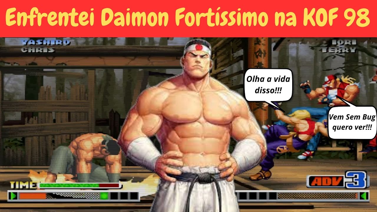 KOF 98 - Enfrentei Daimon Fortíssimo em uma FT5 - Narração Especial ...