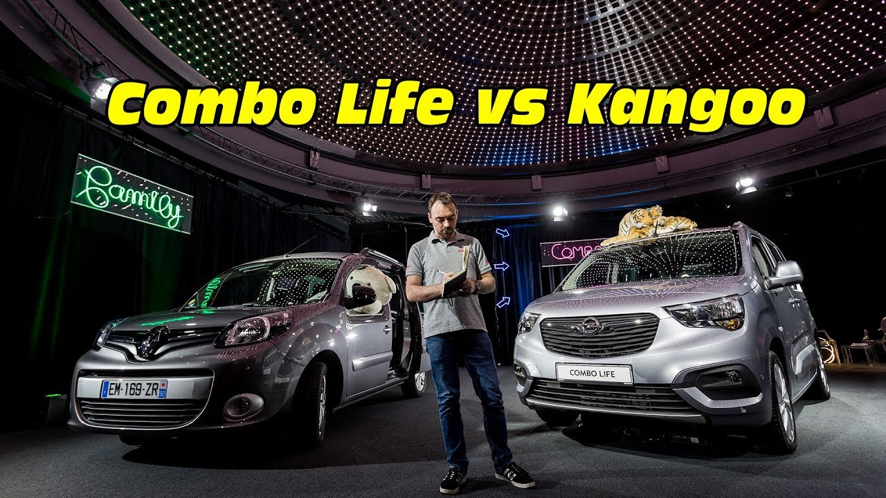 Opel Combo Life face au Renault Kangoo - YouTube