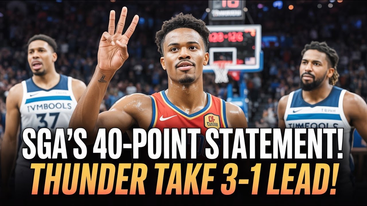 Thunder's Epic Win: SGA's 40-Point Masterclass! - YouTube