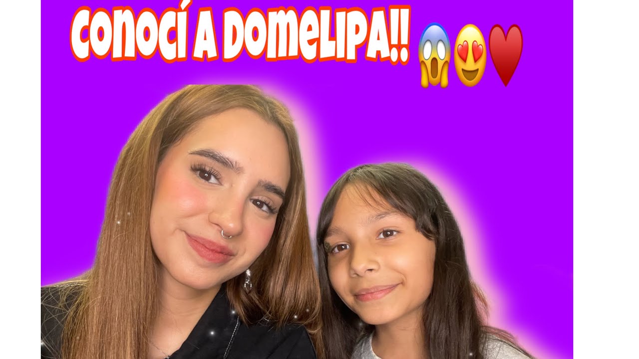 Conociendo a Domelipa en el meet&greet Monterrey, NL - YouTube