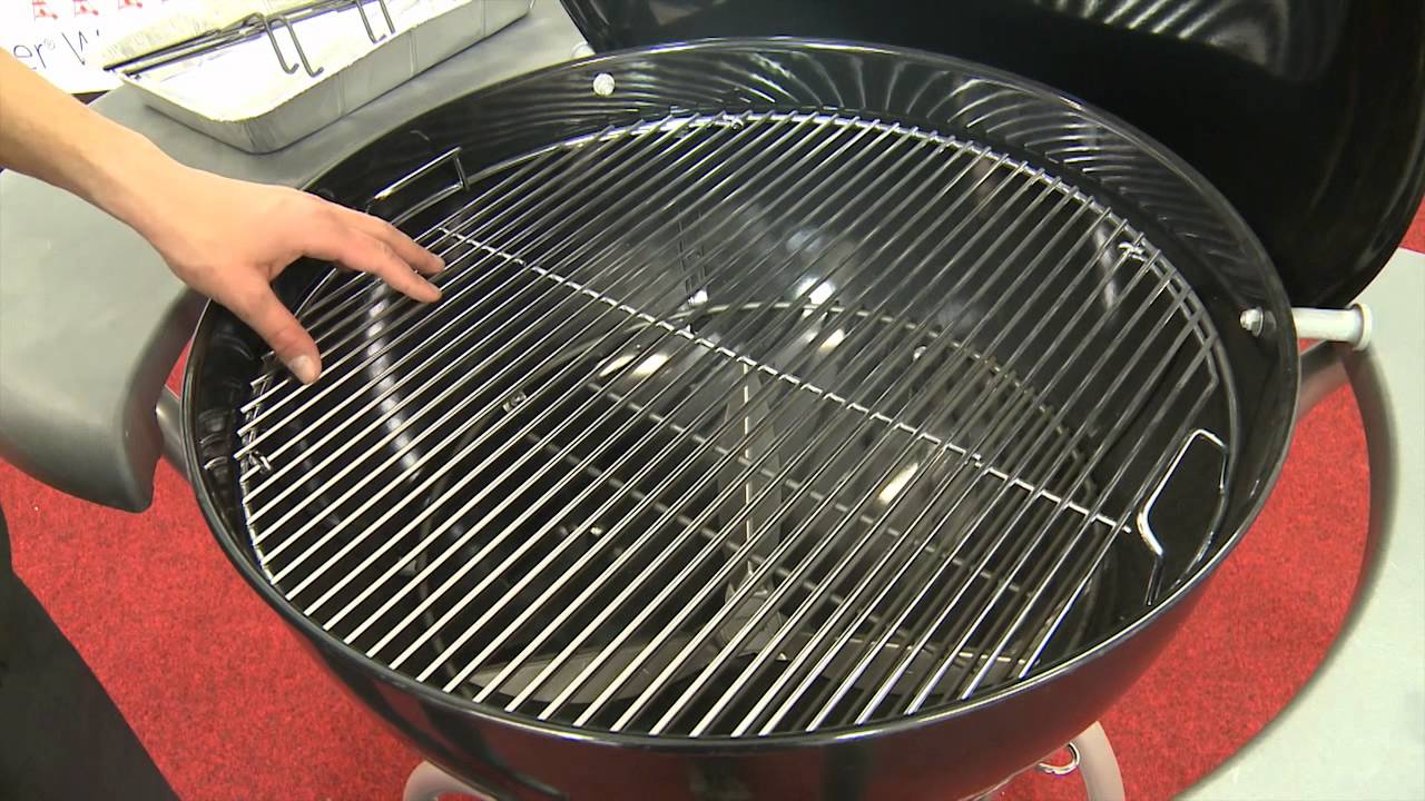 Gril Weber One-Touch Deluxe, 57 cm, černý - Grilykrby.cz#12 - YouTube