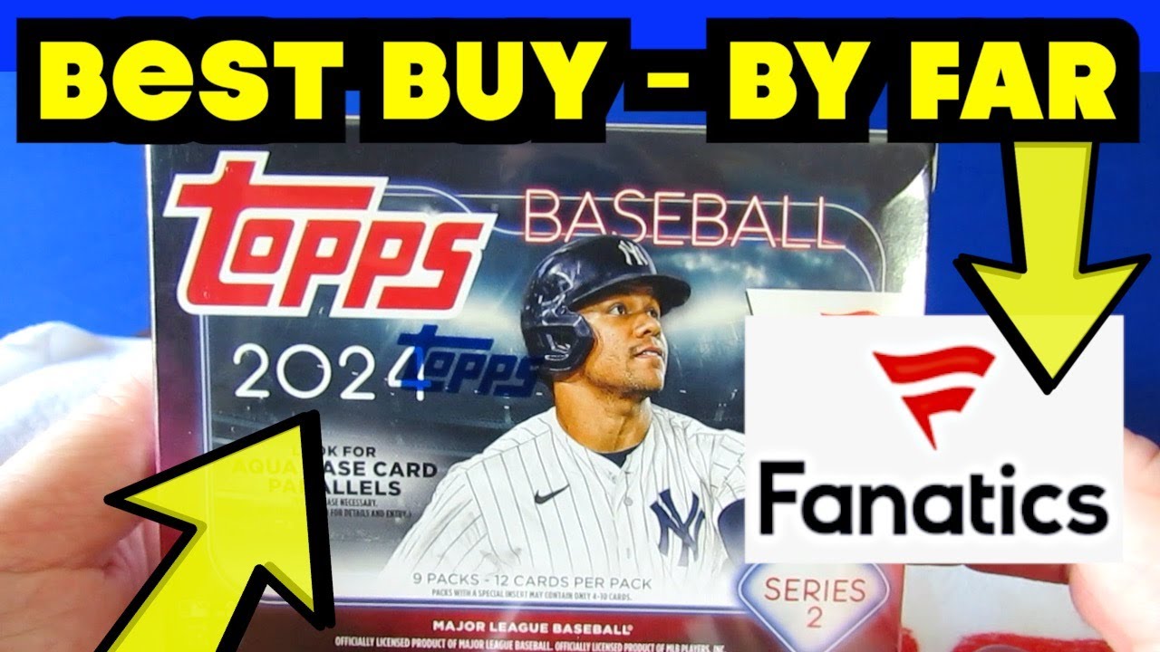 LOADED? Fanatics Topps 2024 Series 2 Value Box BEST BUY By FAR #topps # ...