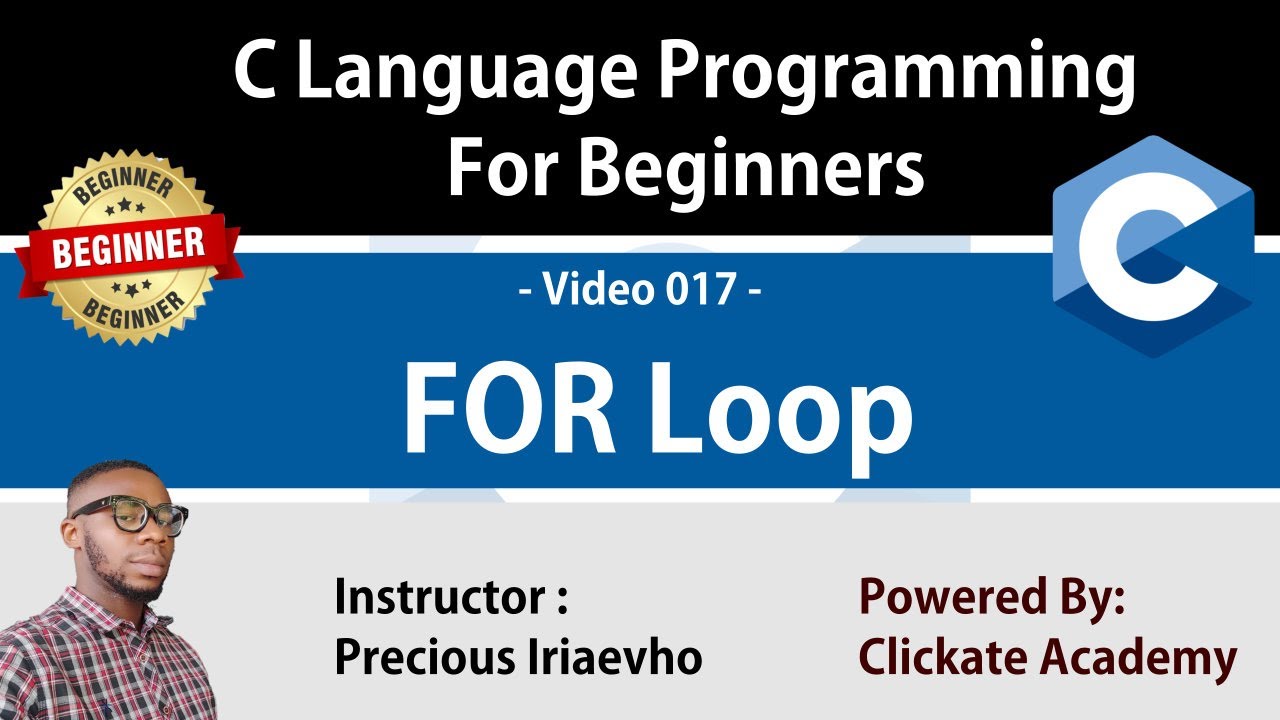 017 For Loop In C Language Programming C Tutorials For Beginners 0151