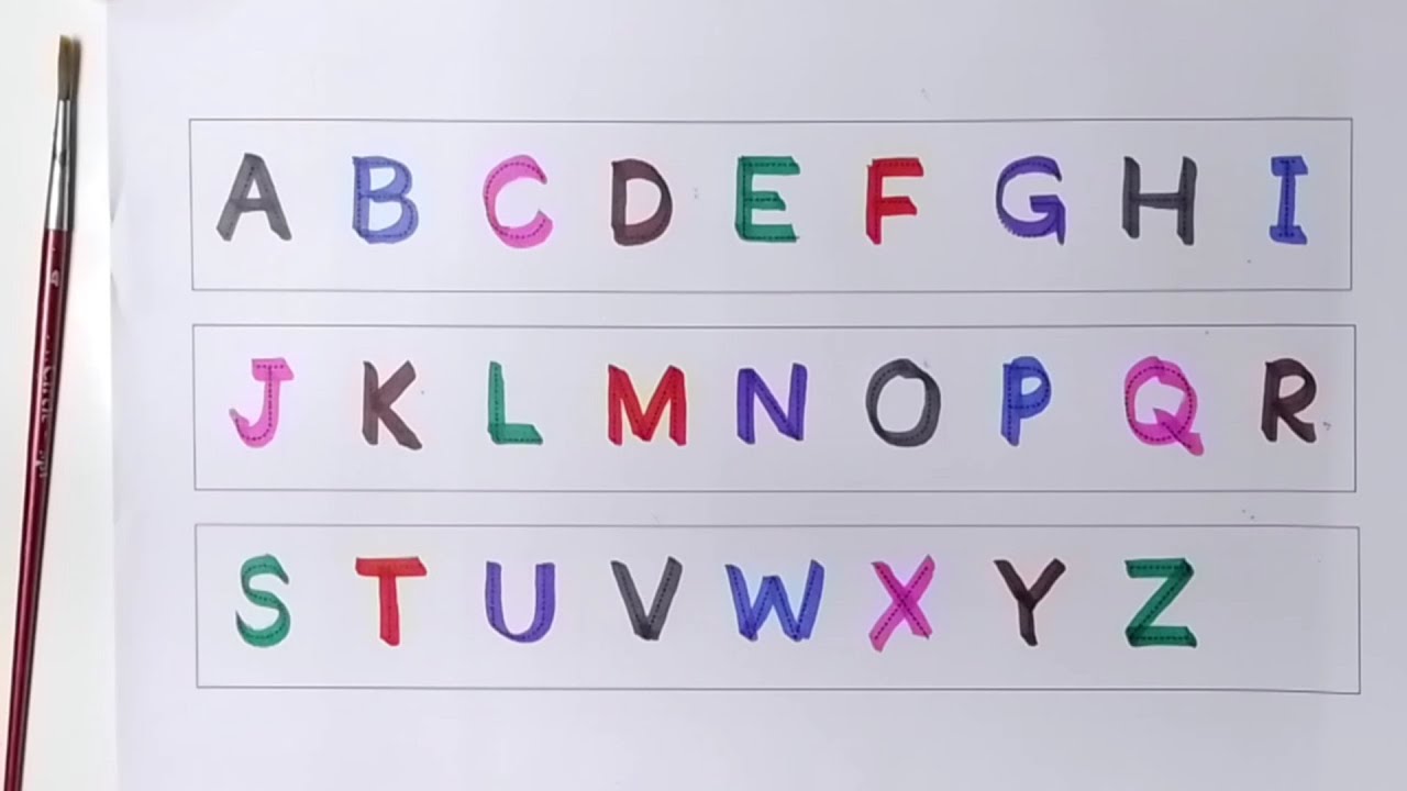 Alphabet practice time, Alphabet for kids/toddlers/children. Phonic ...