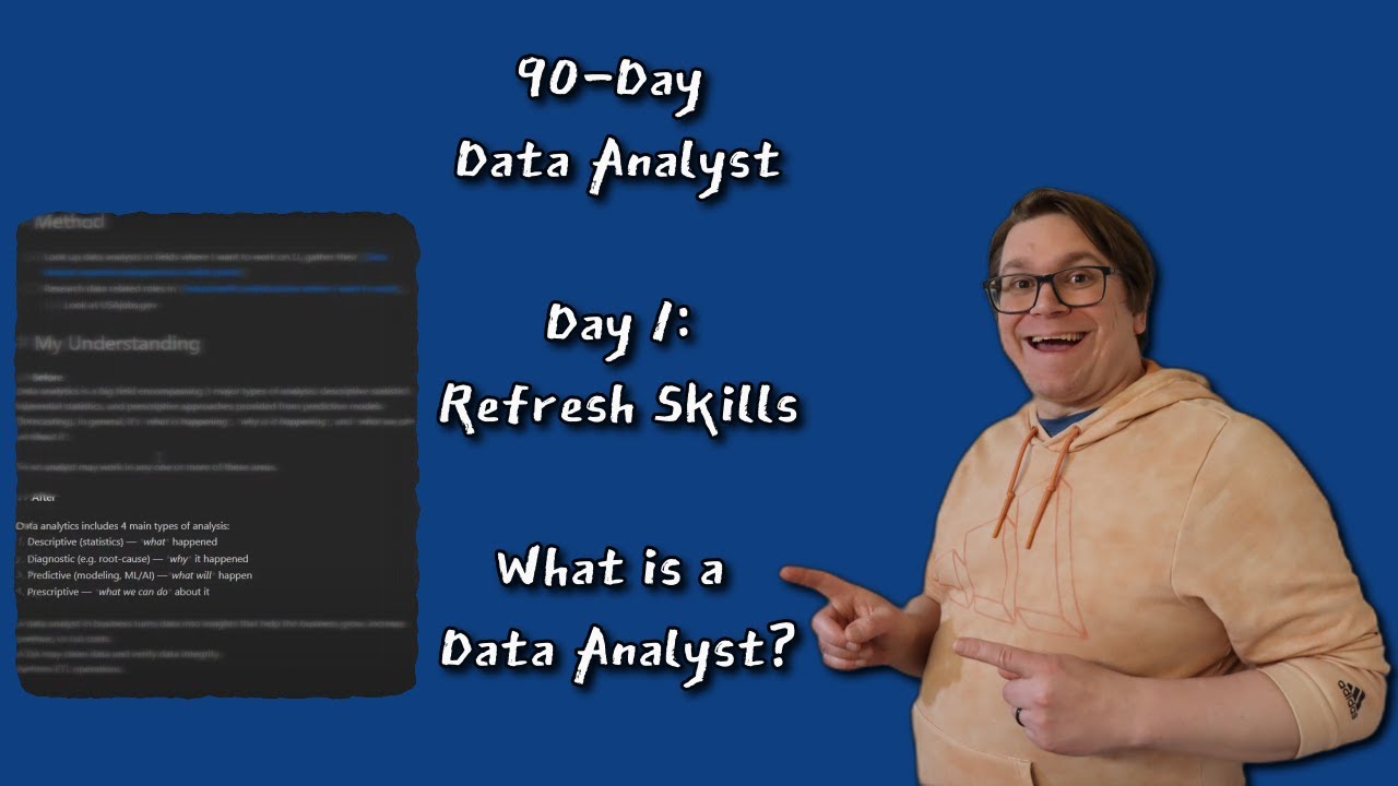 Day 1 — What Does A Data Analyst Do? - YouTube