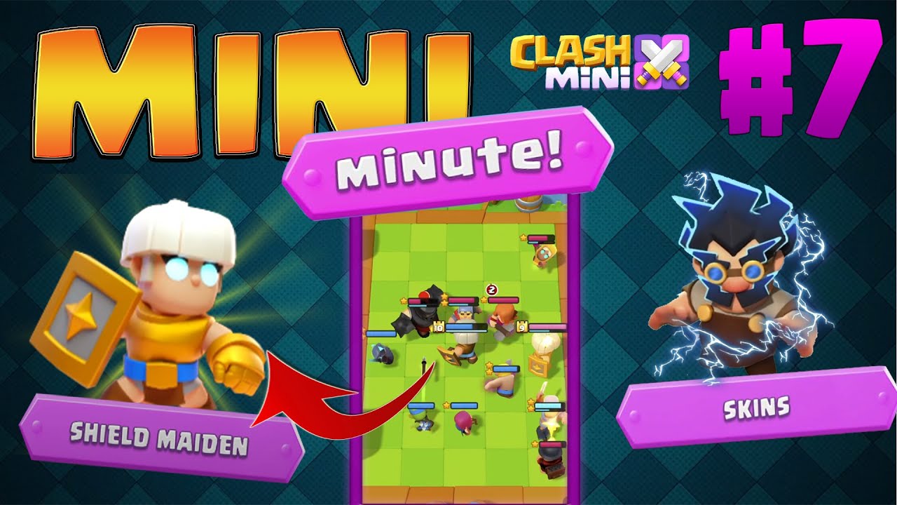 Nueva 🛡️HEROÍNA, SKINS de CLASH MINI, MENUS y 🎇HABILIDADES / Mini ...