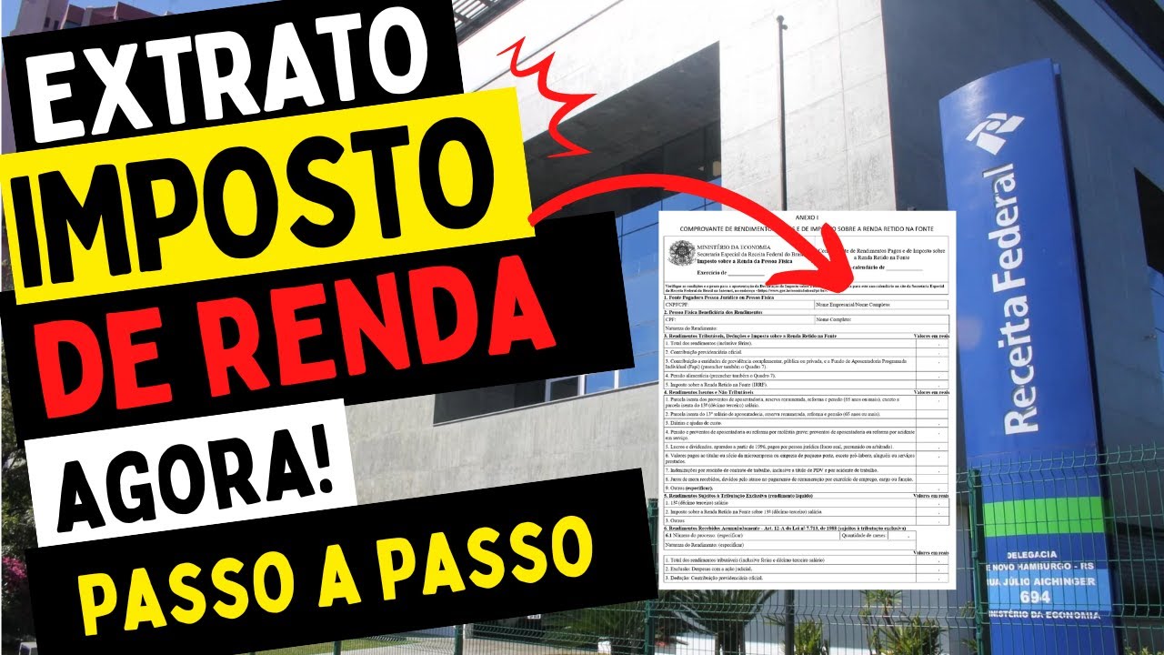 COMO EMITIR EXTRATO INFORME DE RENDIMENTOS RECEITA FEDERAL - YouTube