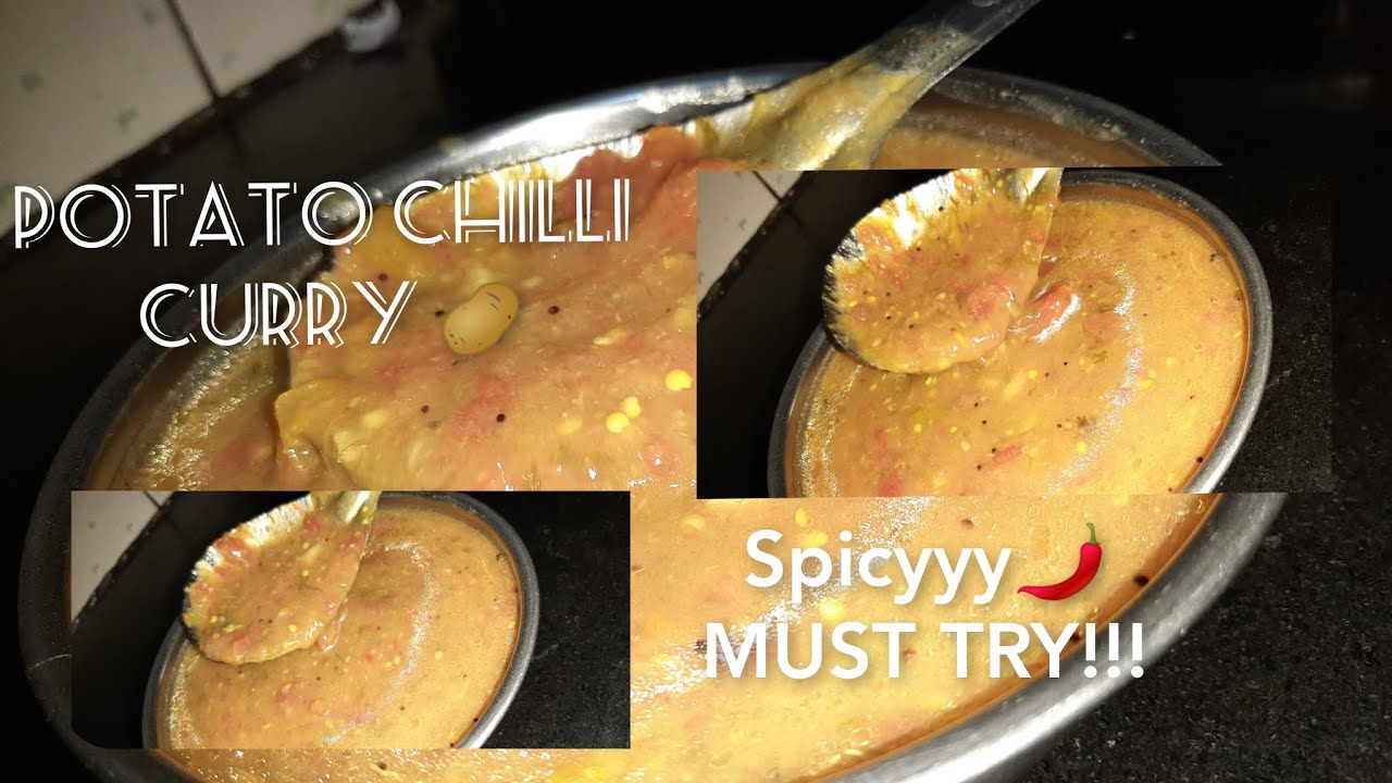 Potato Chilli Curry Recipe | Spicy Tomato Salaan Recipe by Syed's ...