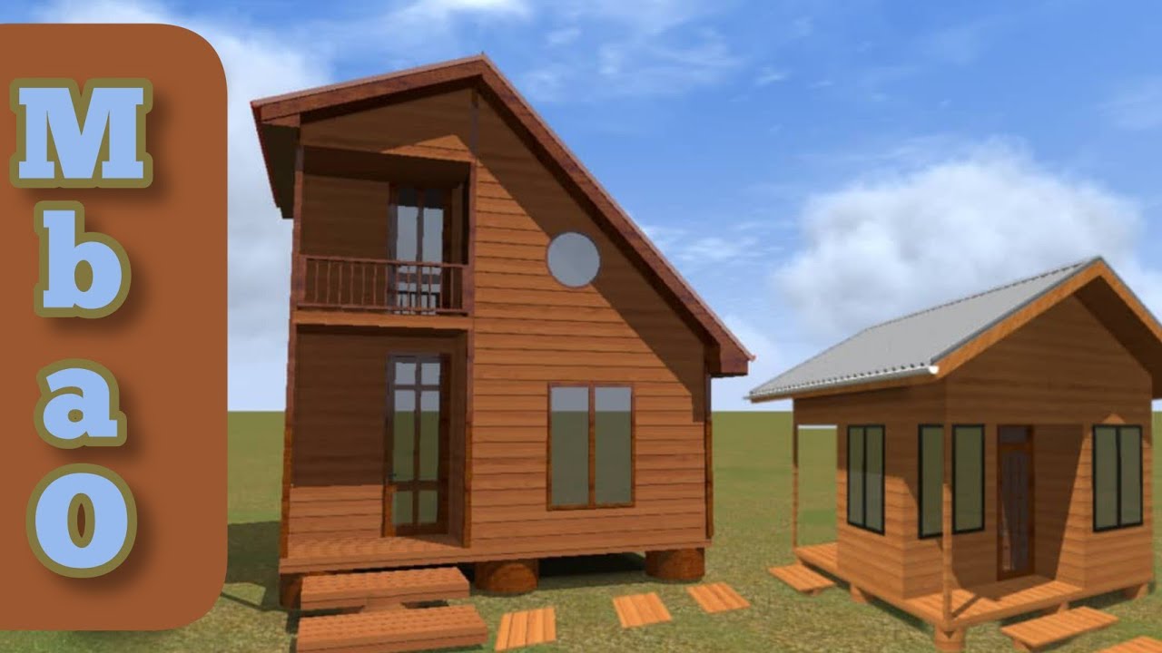 WOOD HOUSE (NYUMBA YA MBAO). RAMANI NZURI YENYE VYUMBA VIWILI VYA ...