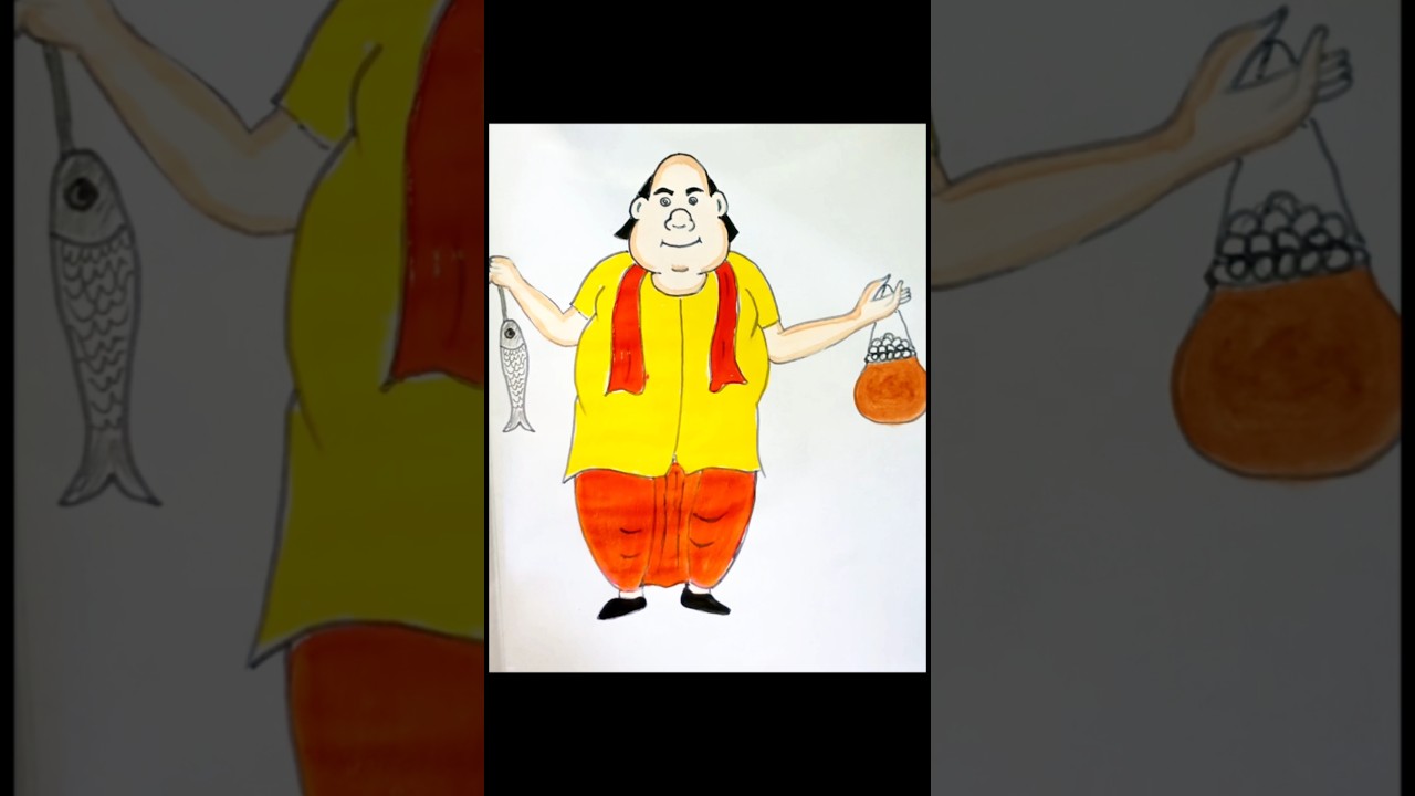 Easy Gopal bhar drawing #gopal bhar #drawing #shorts - YouTube