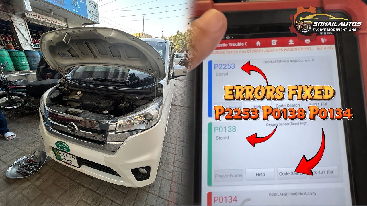Nissan Dayz General Tuning | Oxygen Sensor Errors Fixed | P2253 P0138 ...