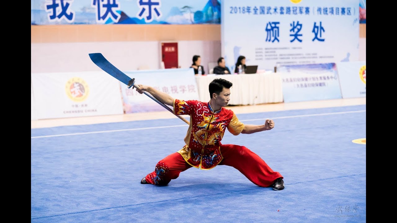 Men's Broadsword 男子大刀 朴刀 第15名 解放军 刘甲孝 8.66分 jiefangjun liu jia xiao ...