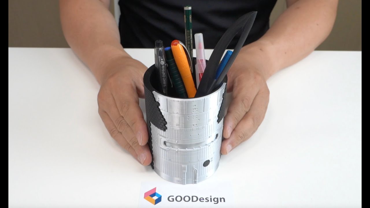 SpaceX Starship Pen Holder - YouTube