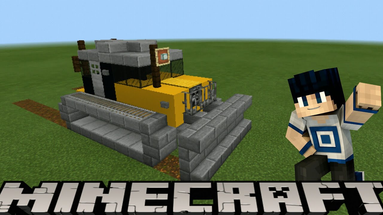 Cara Membuat Bulldozer || Minecraft Tutorial - YouTube