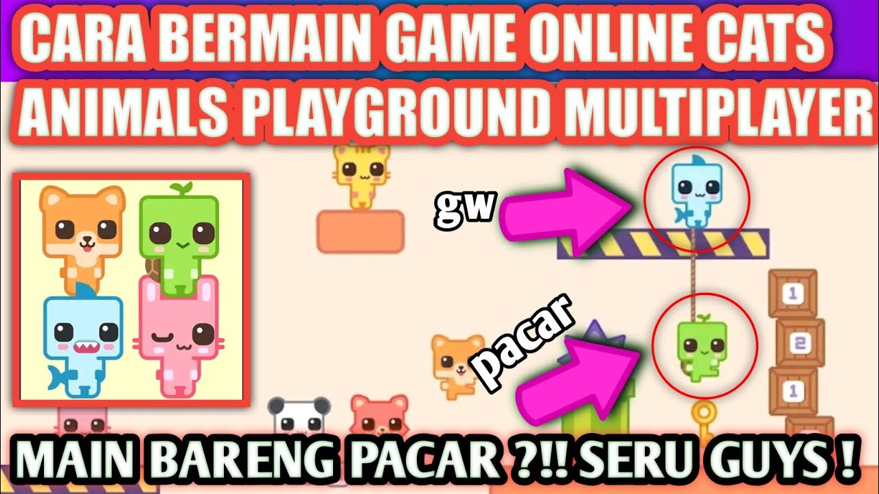 Cara Main Online Cats Multiplayer | Cara main berdua game animal ...
