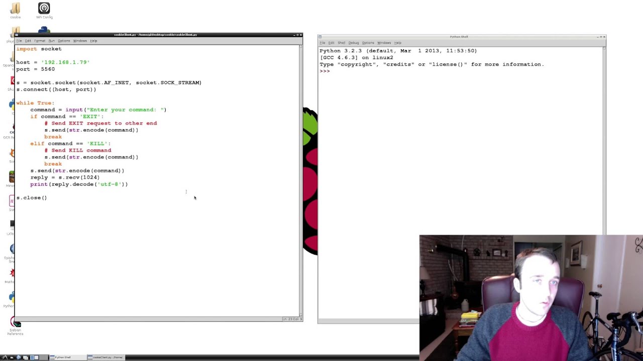 Raspberry Pi Tutorial 28 Socket Communication 2 Youtube