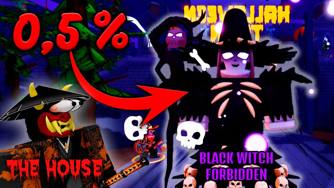 I Got 0,5% FORBIDDEN BLACK WITCH Tower in The House Tower Defense - YouTube
