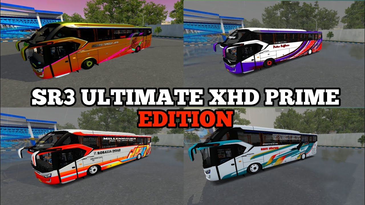 LIVERY SR3 ULTIMATE XHD PRIME - BUS SIMULATOR INDONESIA #liverybussid # ...