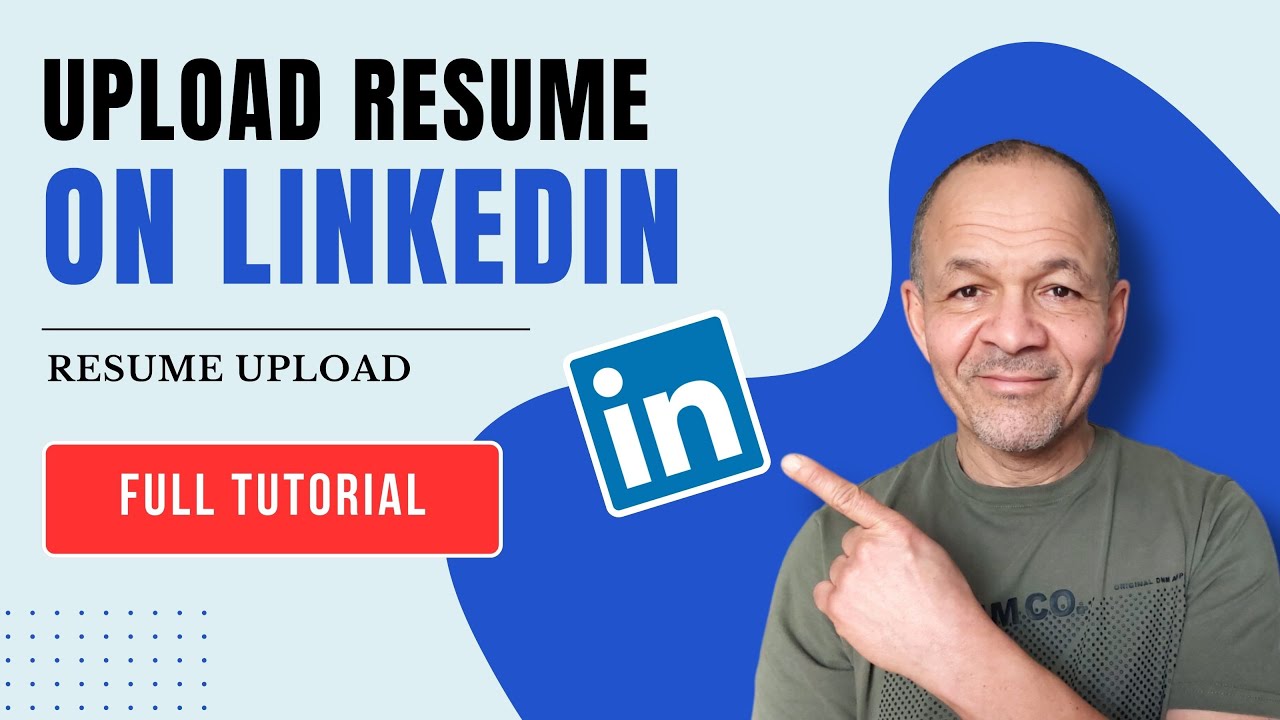 How to Upload Resume on LinkedIn | Resume Upload - 2024 - YouTube