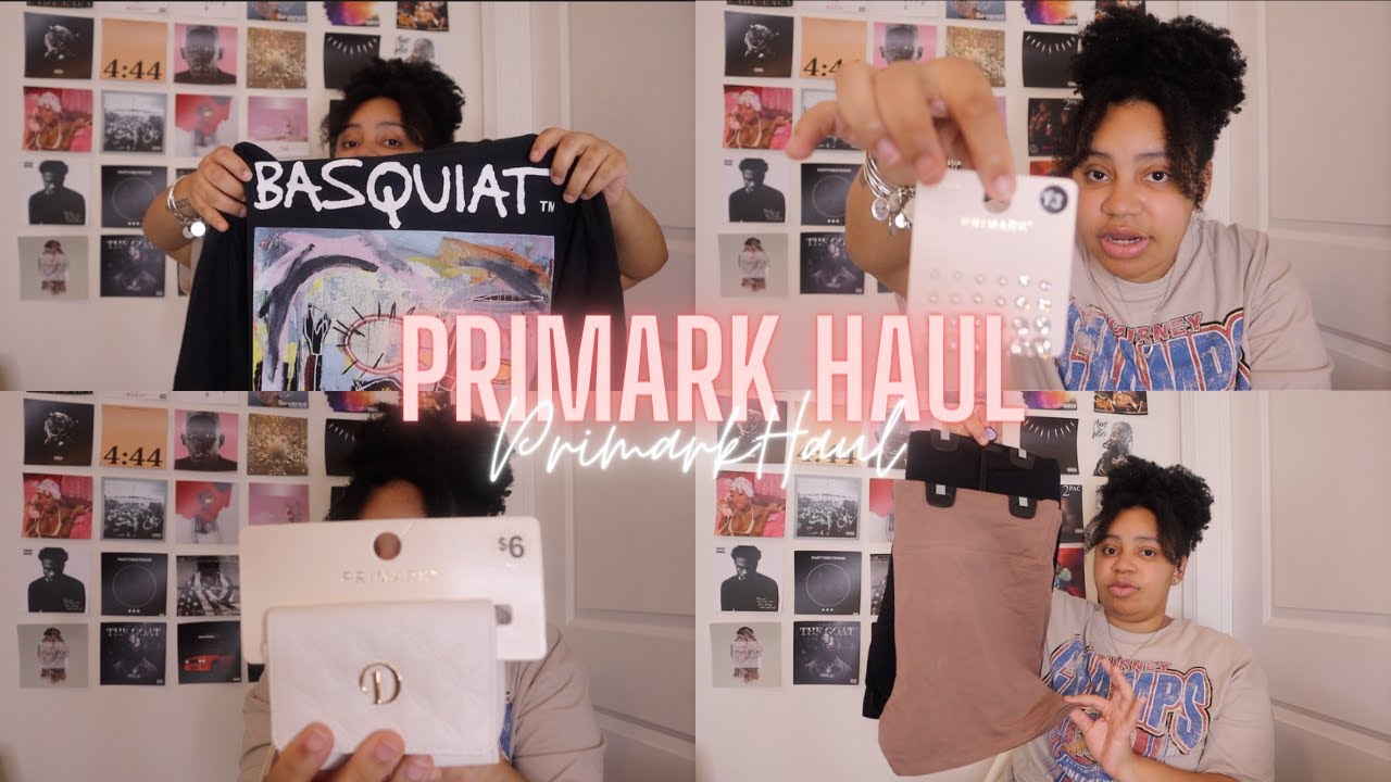 Primark Haul || $3 Tank Tops, Basquiat Graphic Tee & More - YouTube