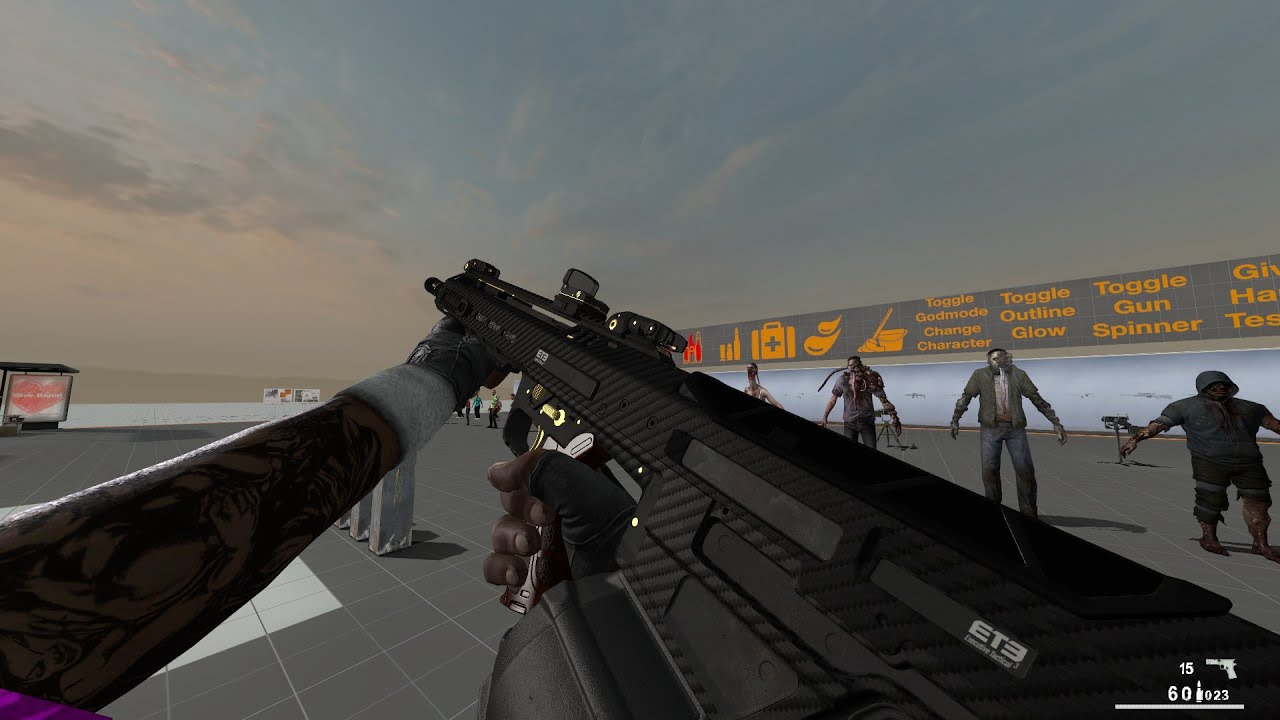 Left 4 Dead 2 Weapon Showcase : COD:MW2022 Ngsierra SQUALL (SCAR) # ...