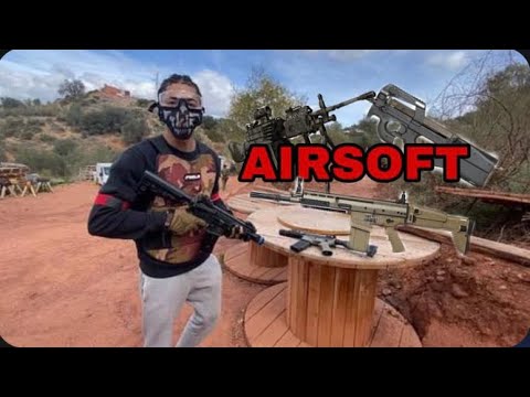Jugando 50vs50 Airsoft ZONA ZETA (Málaga) - YouTube