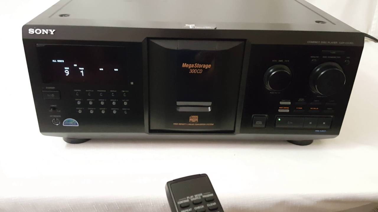 Sony CDP-CX355 eBay Demo - YouTube