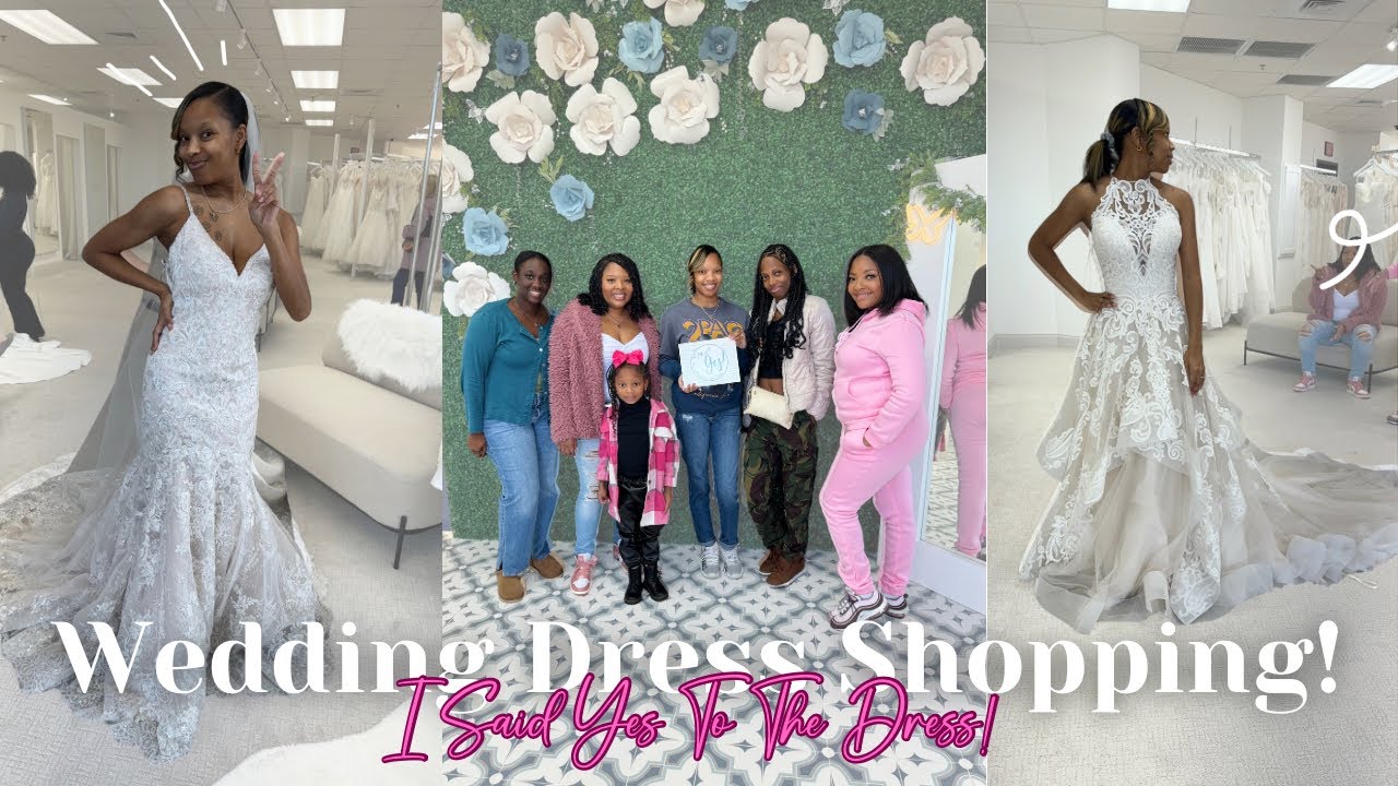 Wedding Dress Shopping! I Said Yes To The Dress! VLOG | KWatsTV - YouTube