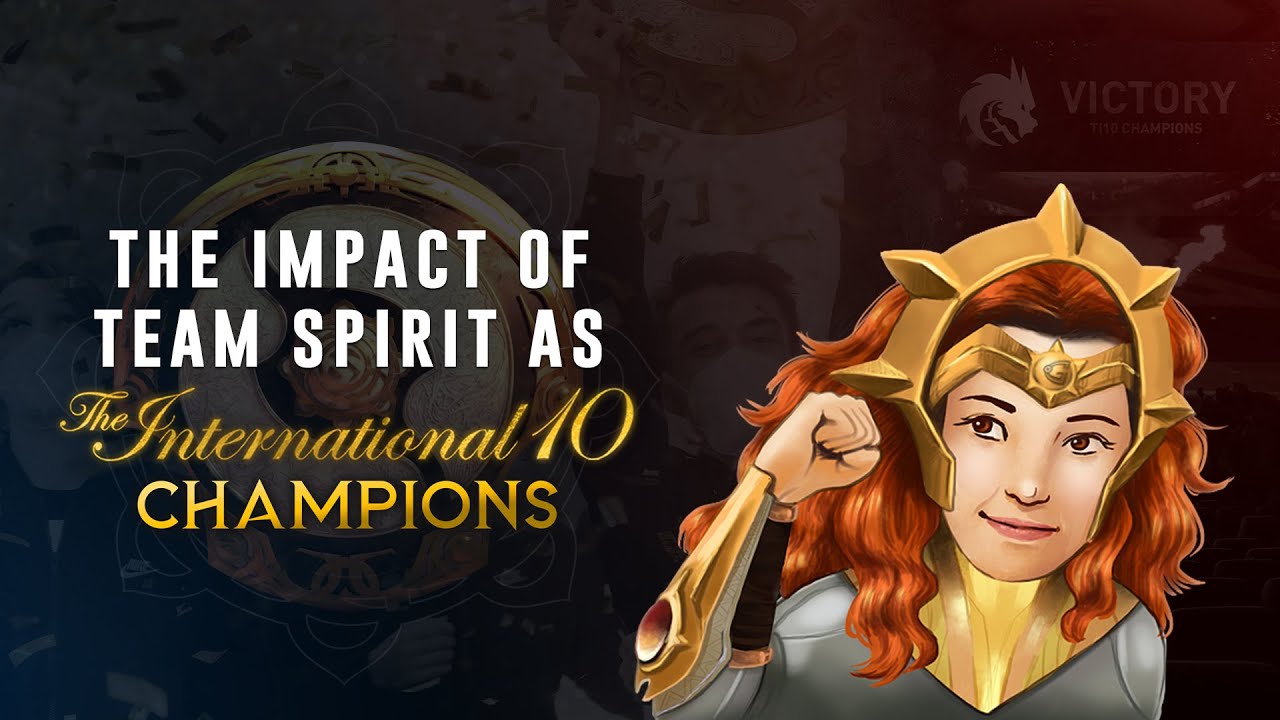 The impact of Team spirit as TI10 champions - YouTube