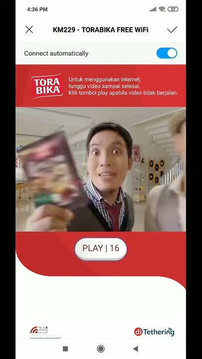 1 diTethering TORABIKA FREE WIFI - REST AREA - YouTube