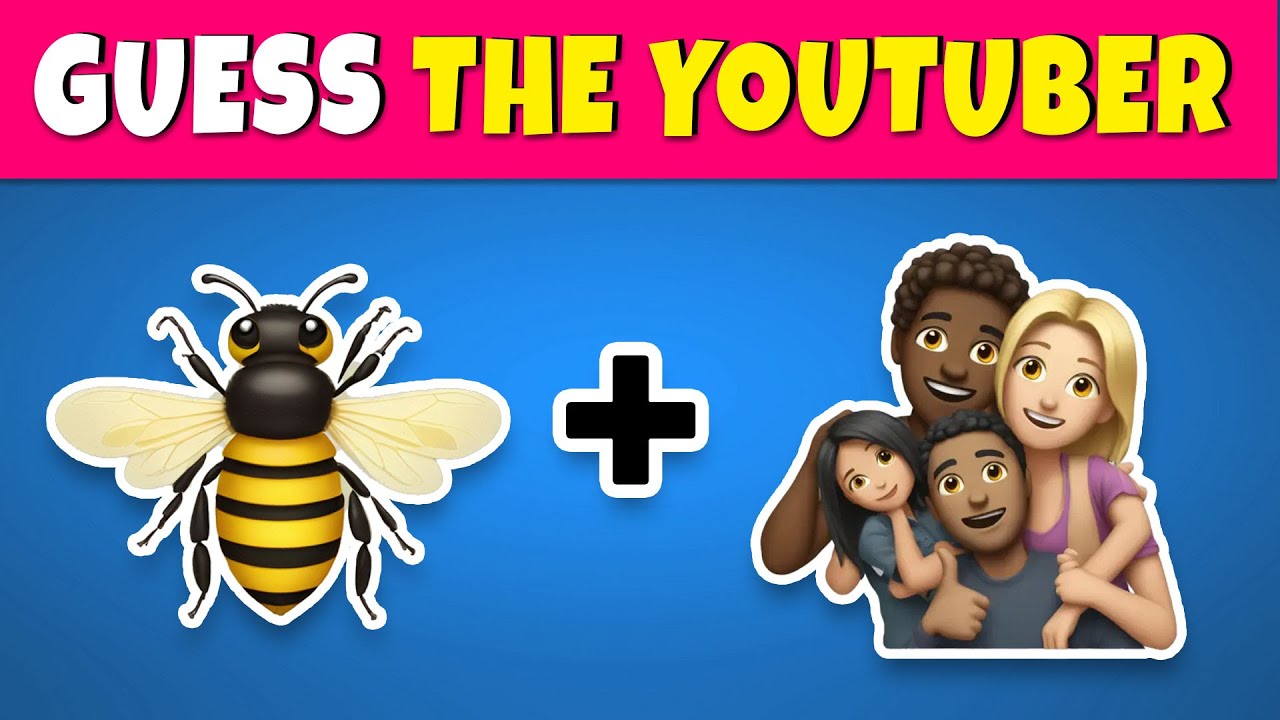 Can You Guess The YouTuber By Emoji? | Quiz Rainbow - YouTube