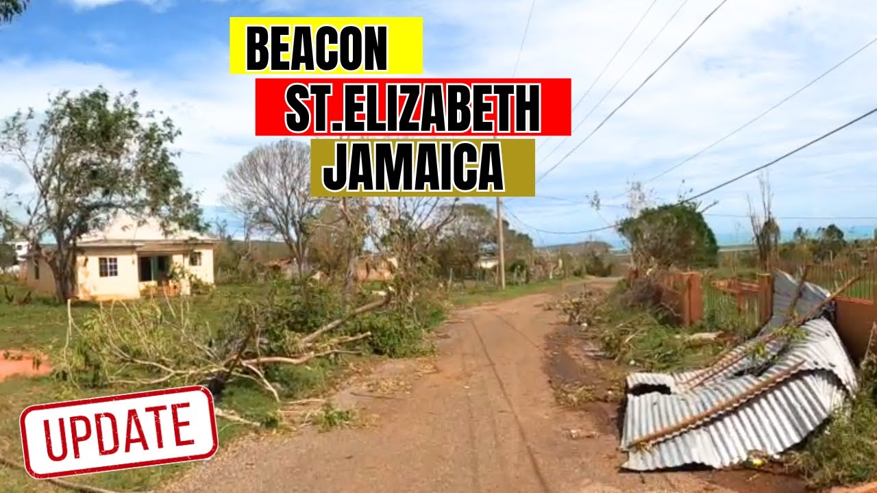 Hurricane Beryl batters Jamaica | Tour of Beacon St.Elizabeth #Jamaica ...