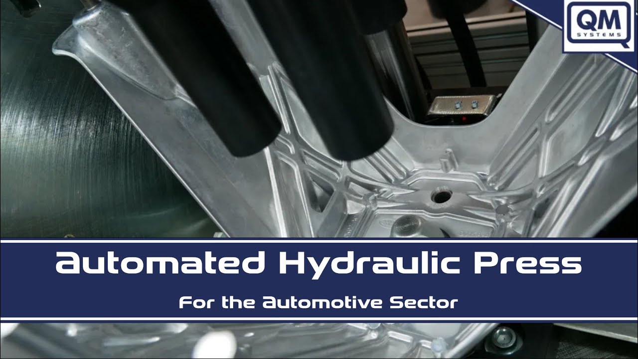 QM Systems - Bespoke Automated Hydraulic Press System - YouTube