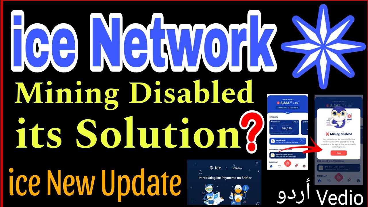 ice Mining Disabled & its Solution || ice network new update - YouTube