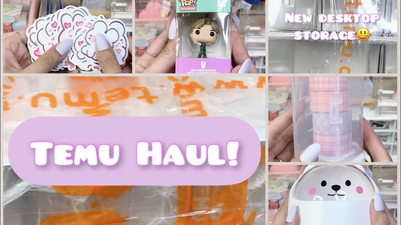 Temu Kpop Haul (BTS, Stationary, Desktop Organizer, etc) - YouTube