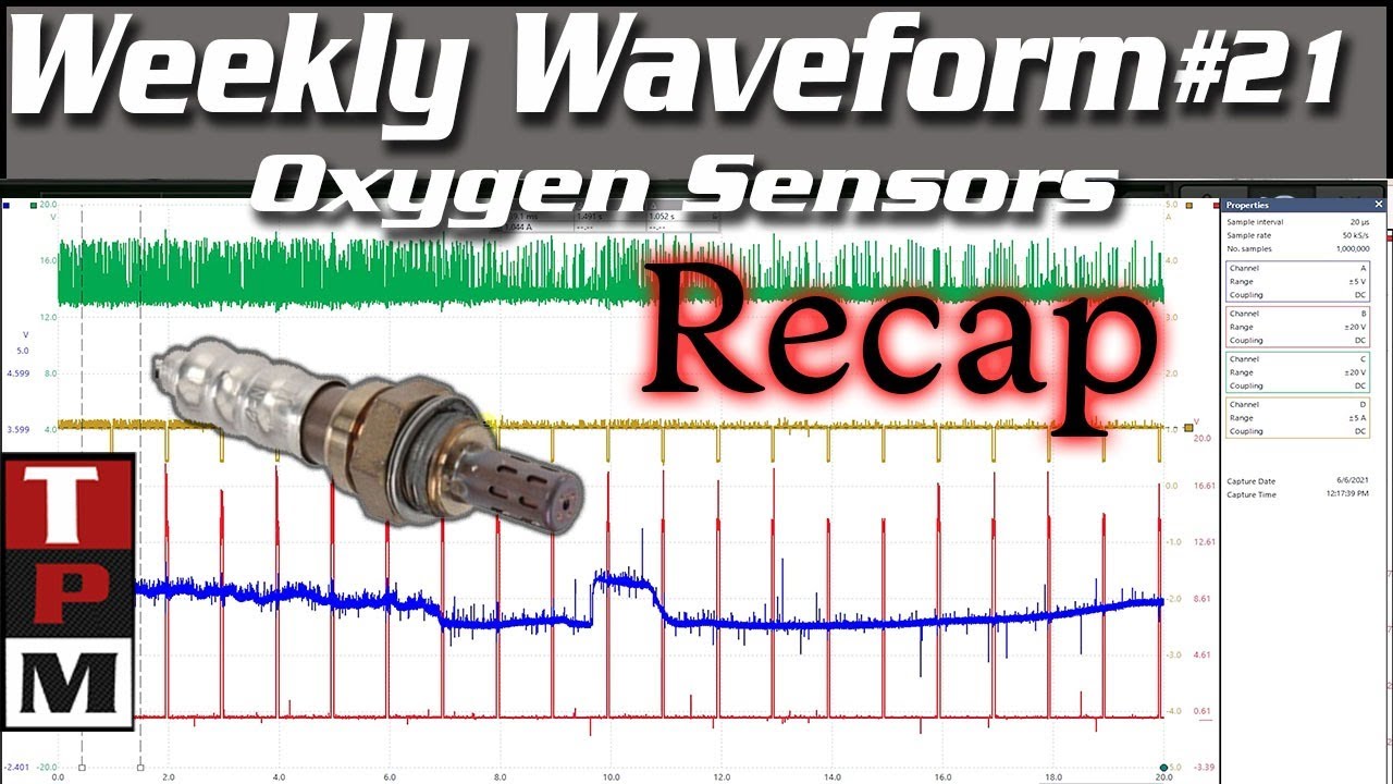 Weekly waveform 21 recap - Oxygen sensors signal and heater circuit ...