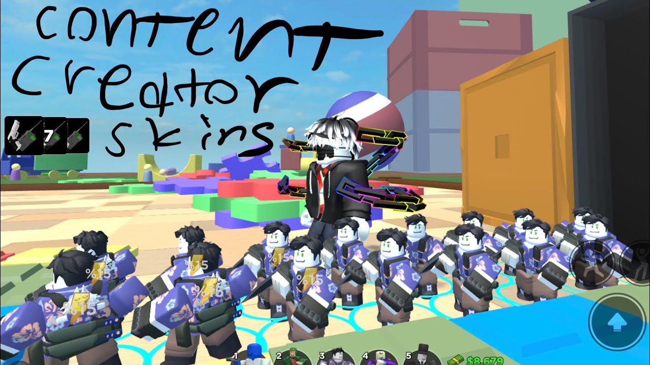 Content Creator Skin Gaming || TDS - YouTube