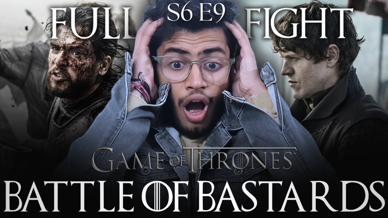 BATTLE OF THE BASTARDS (GOT S6 EP9 Full Fight Reaction) - YouTube